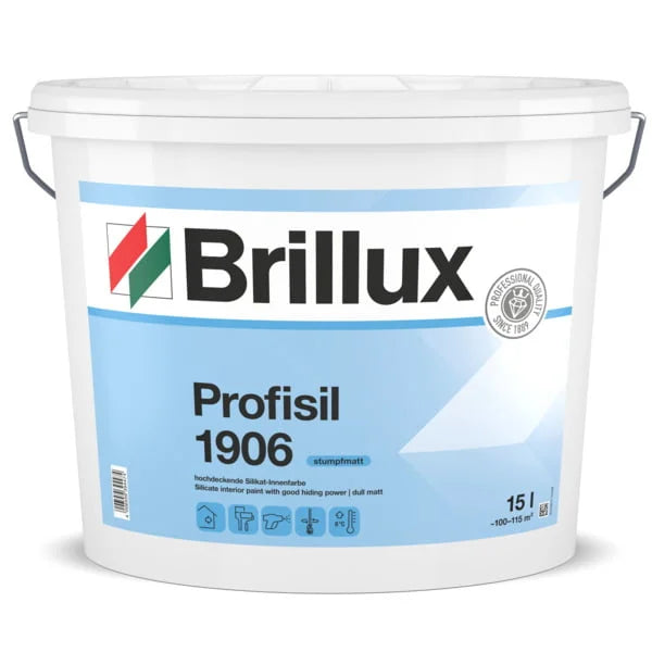 Brillux Profisil 1906 Silikat-Innenfarbe (Weiß) – Farbstore24
